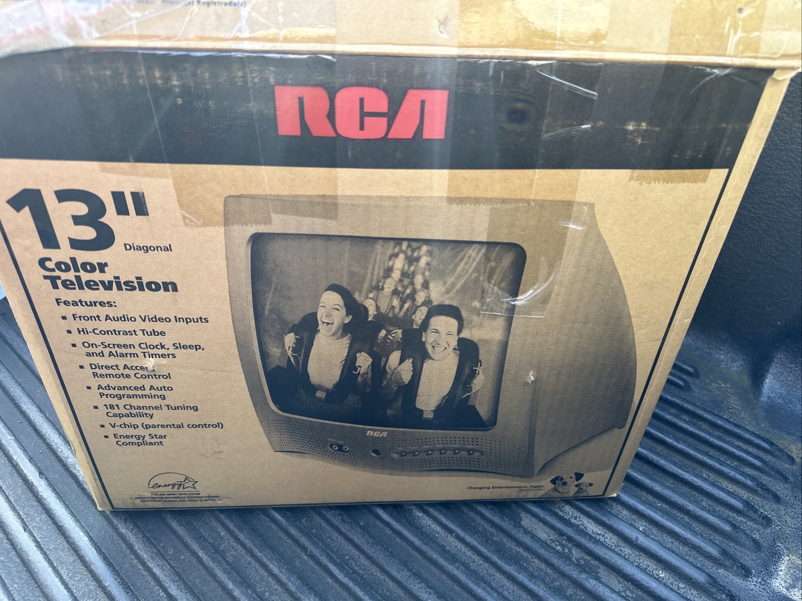 RCA E13320 CRT TV 13 Inch Retro Vintage Gaming Television A/V Inputs ...