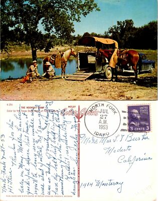 Noonday Camp Texas Cowboys Postcard Used (41847) | eBay