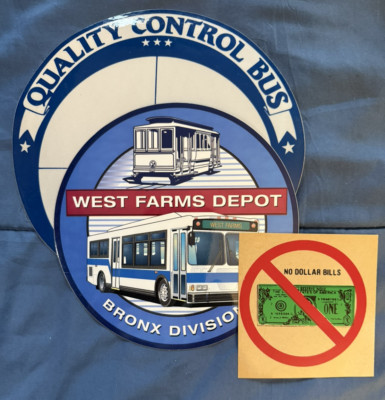 NYC/ MTA DECAL STICKER + DEPOT DECAL+ FAREBOX DECAL PACKAGE | eBay