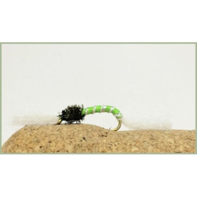 Buzzer Trout Flies, 3 Pack Lime Thoraxed Buzzers, Choice of sizes, Fly Fishing | eBay UK