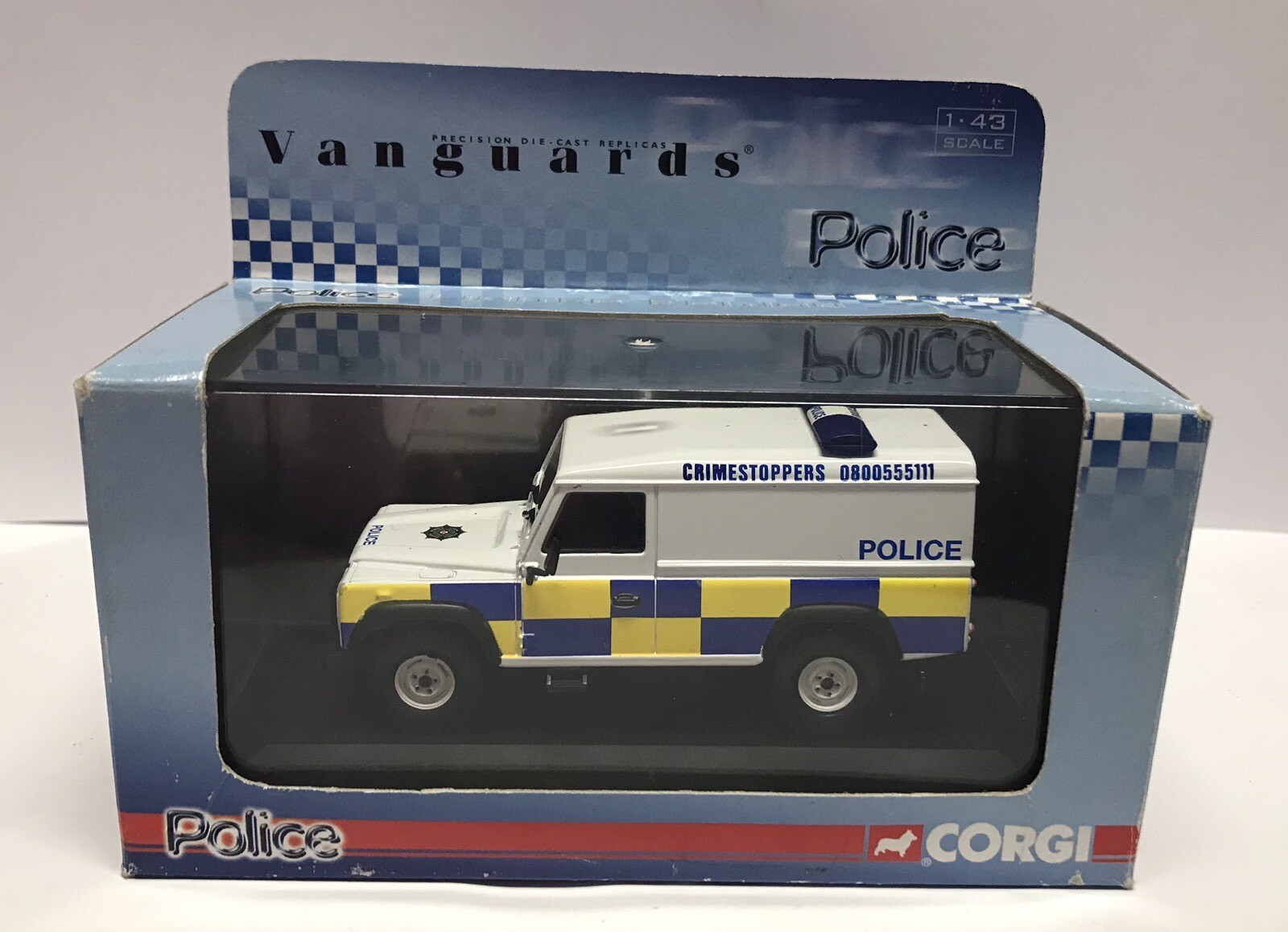Corgi Vanguards PSNI Police N Ireland Land Rover Defender Car Model ...