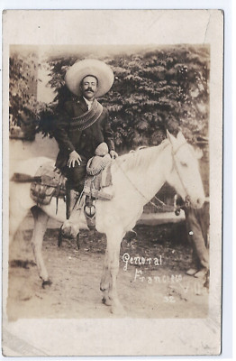 PANCHO VILLA Real Photo RPPC Mexican Revolution, original, General ...