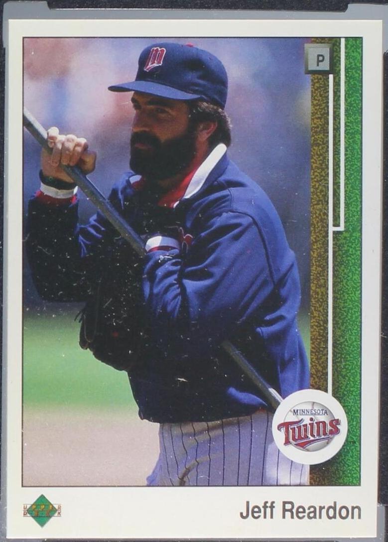1989 Upper Deck - Jeff Reardon #596 Blank Back for sale online | eBay