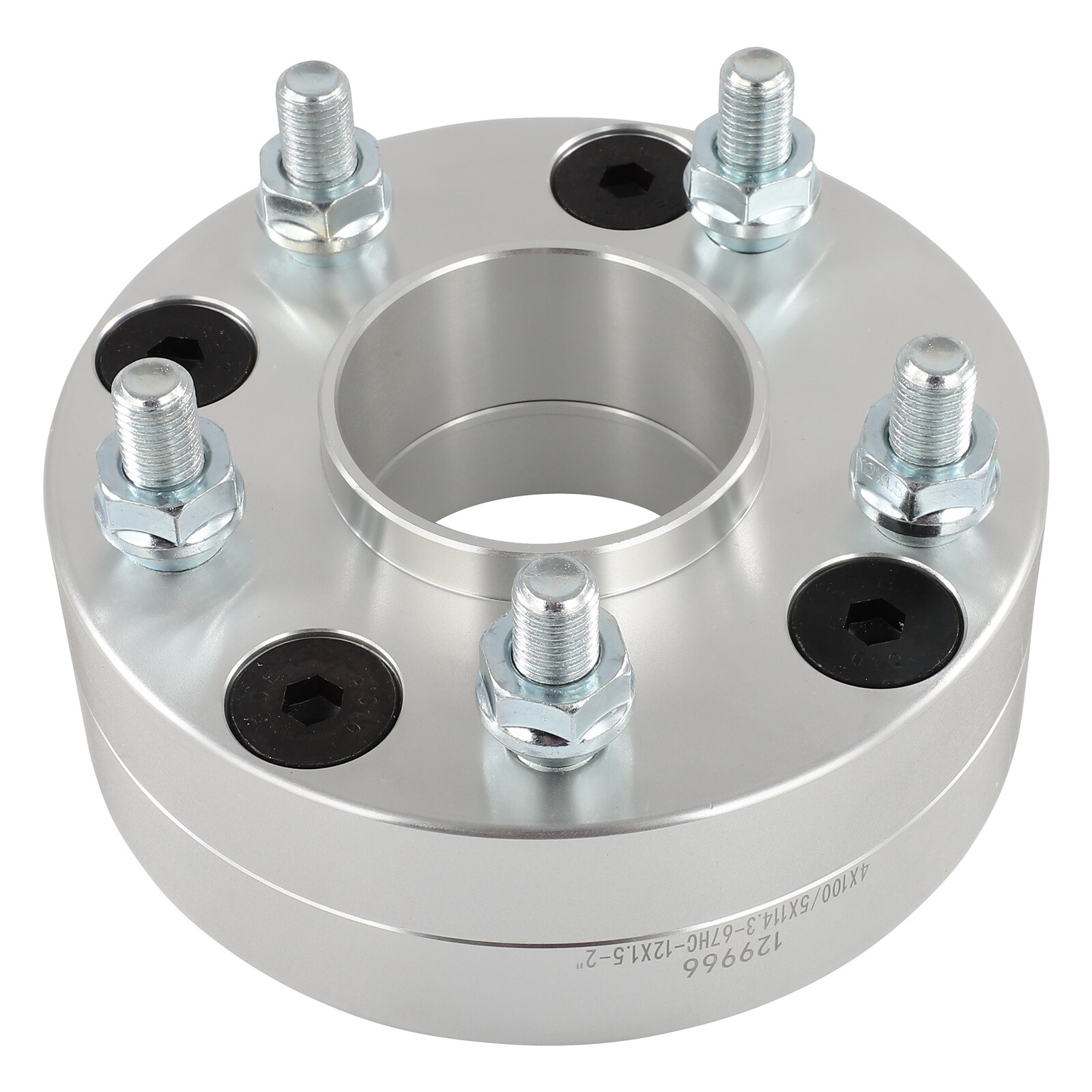 (4) 4x100 to 5x4.5 Wheel Adapters 2" 4x100 Hub to 5x114.3 Wheel For ...