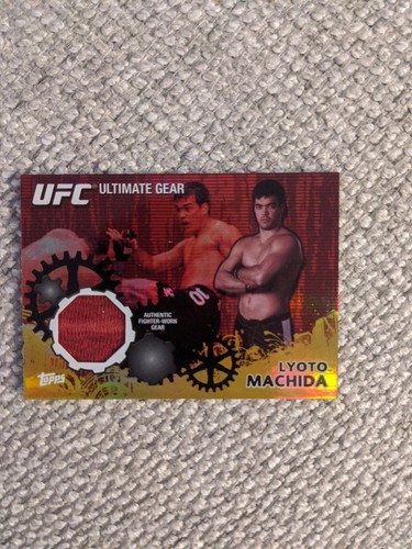 2010 TOPPS UFC NUMBERED 118/188 AUTHENTIC FIGHTER WORN GEAR LYOTO ...
