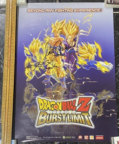 Sean Schemmel Christopher Sabat SIGNED Dragon Ball Z Poster Dragonball ...