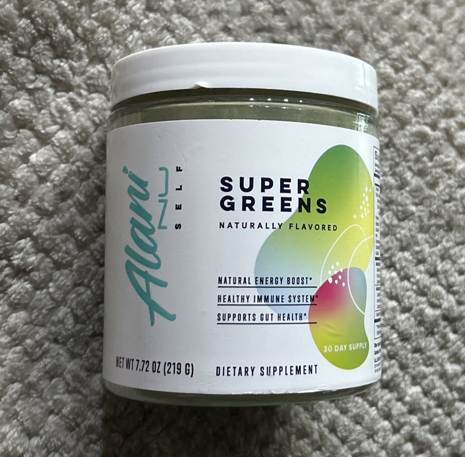 Alani Nu ~ Super Greens ~ 7.72oz ~*Naturally Flavored*~ Sealed ~ Exp.10 ...