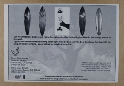 1975 Dyno Surfboards vintage print Ad | eBay