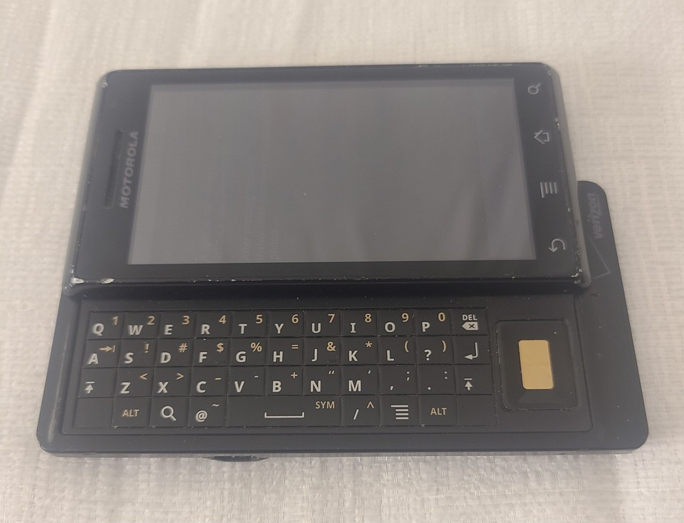 Motorola Droid A855 – Black (Verizon) – Rare Slide-Keyboard Smartphone ...