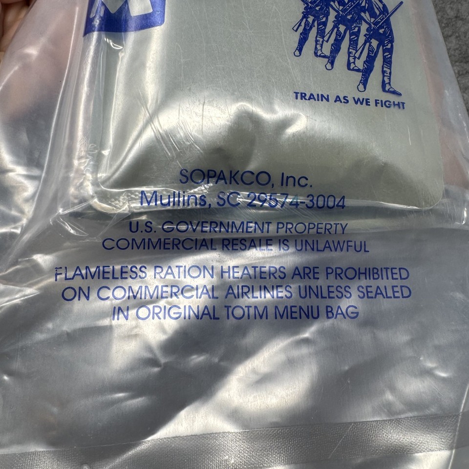 Lot Of 4 TOTM Tailored Operational Training Meal MREs New Old Stock | eBay