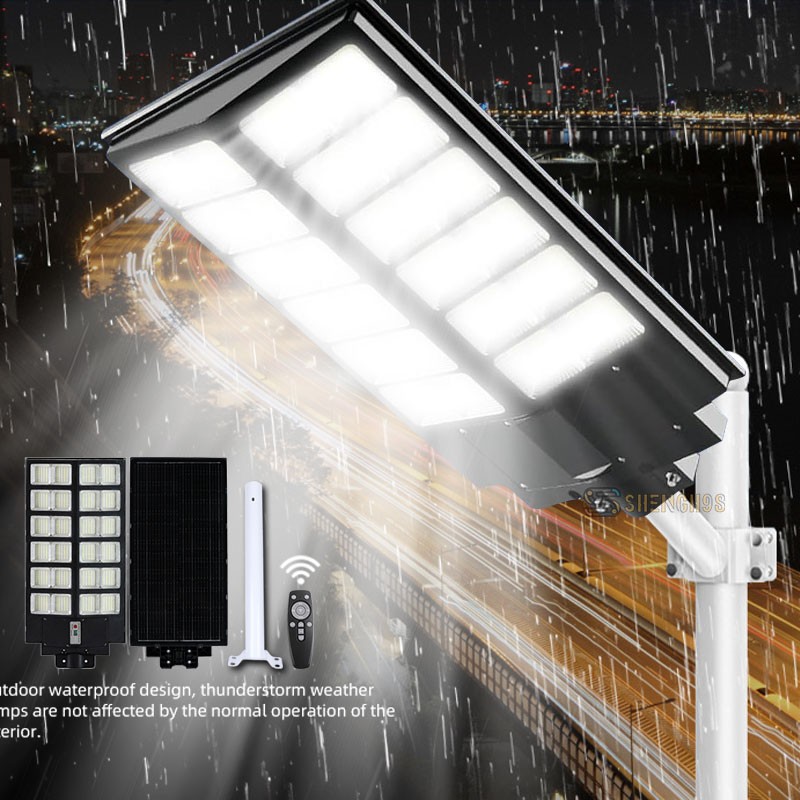 11000W Super Bright Commercial Solar Street Light Outdoor Yard Dusk to ...