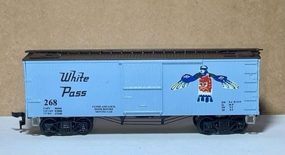HO Scale Roundhouse 36' Old Time Box Car White Pass & Yukon Railroad ...