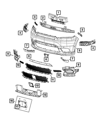 Genuine Mopar Adaptive Cruise Control Bezel 68308794AA | eBay