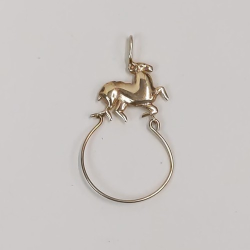 Vintage 14K Gold Ram Pendant Aries Zodiac Charm Animal Jewelry | eBay