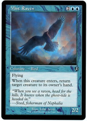 Mist Raven (Retro Frame) 0362 - Innistrad Remastered - MTG - NM/M | eBay