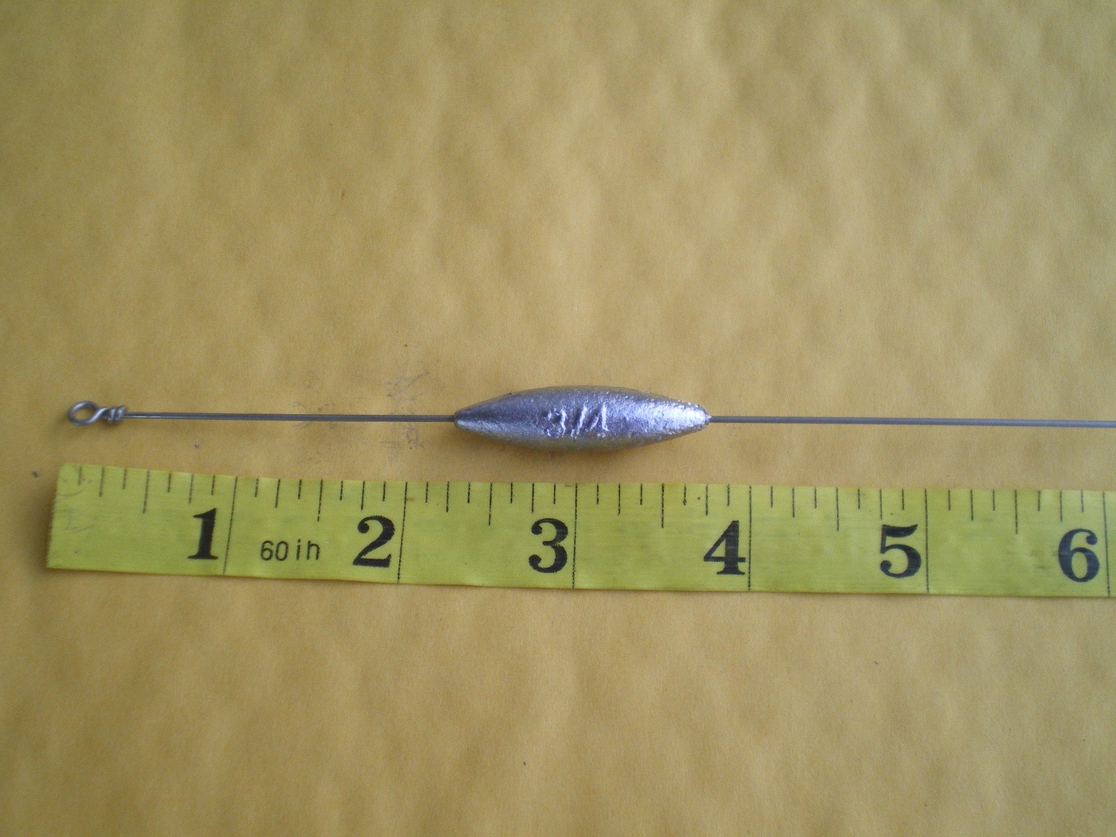 15 PCS. STRAIGHT DOWN BOTTOM BOUNCER SINKER, 3/4 OZ. W/S. STEEL WIRE ...