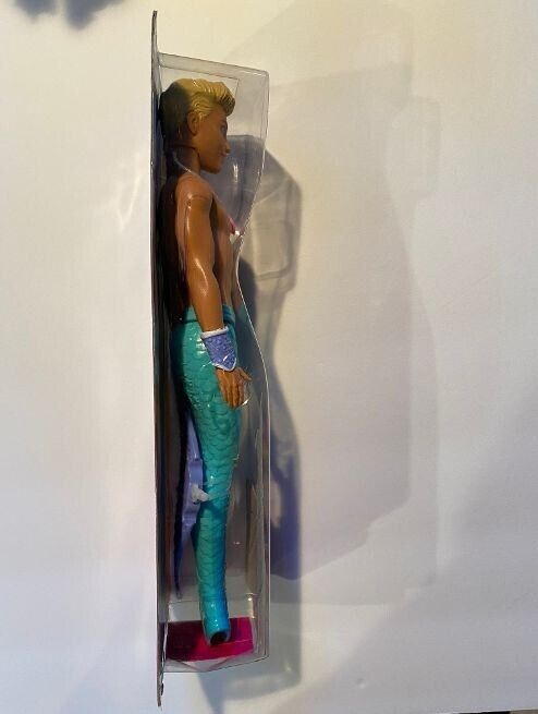 Barbie Dreamtopia Ken Merman Mermaid Doll with Rainbow Cove Mermaid ...