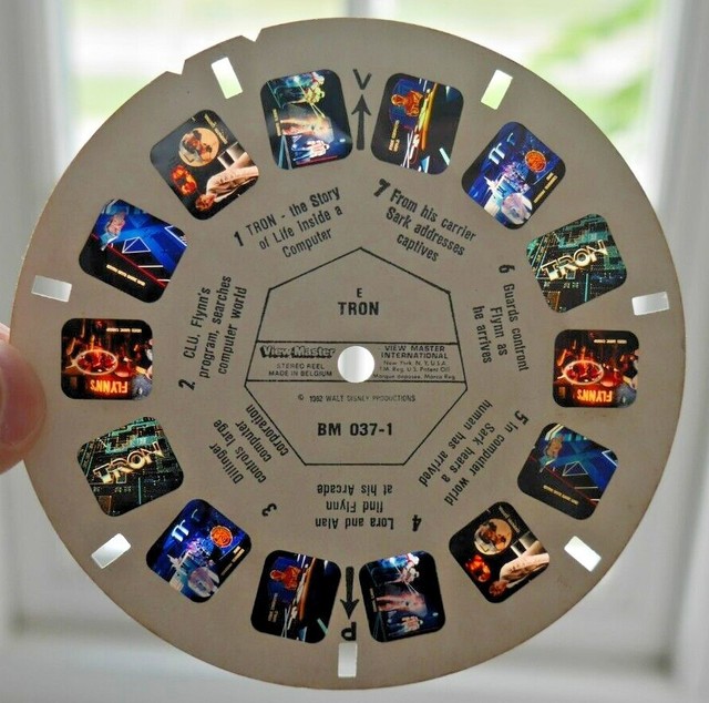 Viewmaster Tron 1980s Pack With 21 3d PICS From Film RARE for sale ...