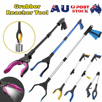 Heavy Duty Grabber Kit Industrial Pick Up Stick Hand Grip Reach Trash ...