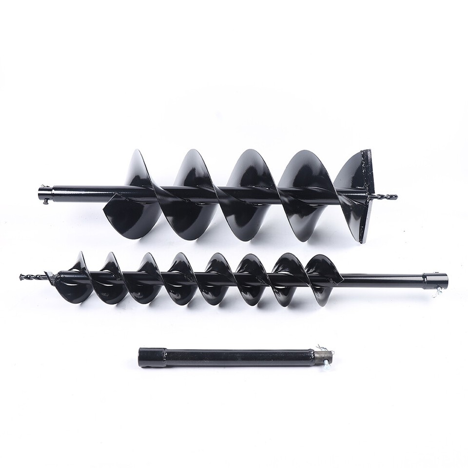 52CC 1700W Gas Powered Post Hole Digger Earth Auger Digging Engine &2 ...