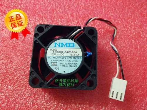 1 PCS NMB Fan 1608KL-04W-B56 DC12V 0.21A 4020 4cm 3 pin Chassis cooling ...
