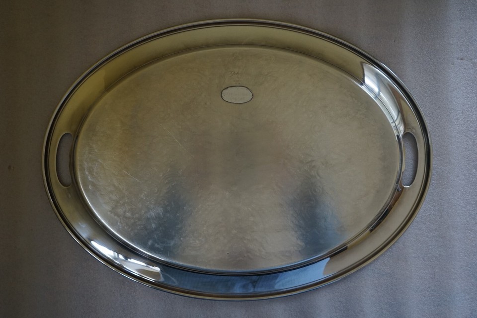 Vintage Gorham Silver Original E Anchor P YC407/2 Platter Tray Plate 22 ...