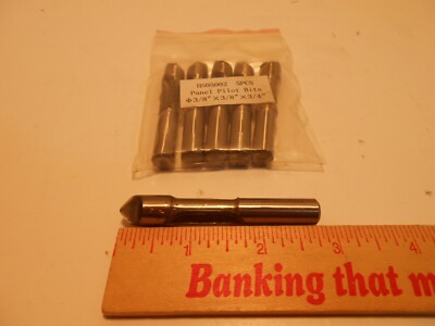 5 BeTop HSS Panel Pilot Bits 3/8 x 3/8 x 3/4" Straight Shank # HSO05002 ...