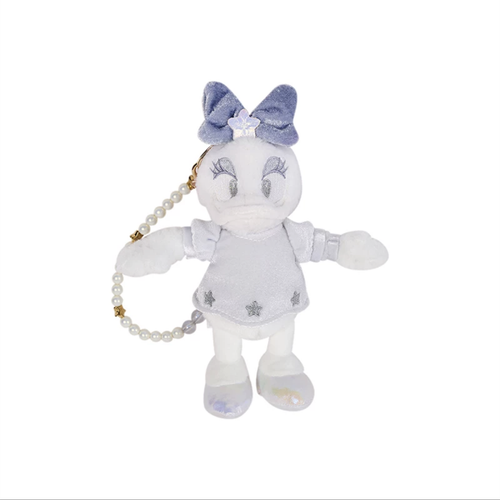 Disney store 2024 authentic daisy duck small plush keychain disneyland ...