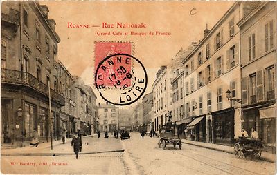 CPA ROANNE Rue Nationale (339311) | eBay