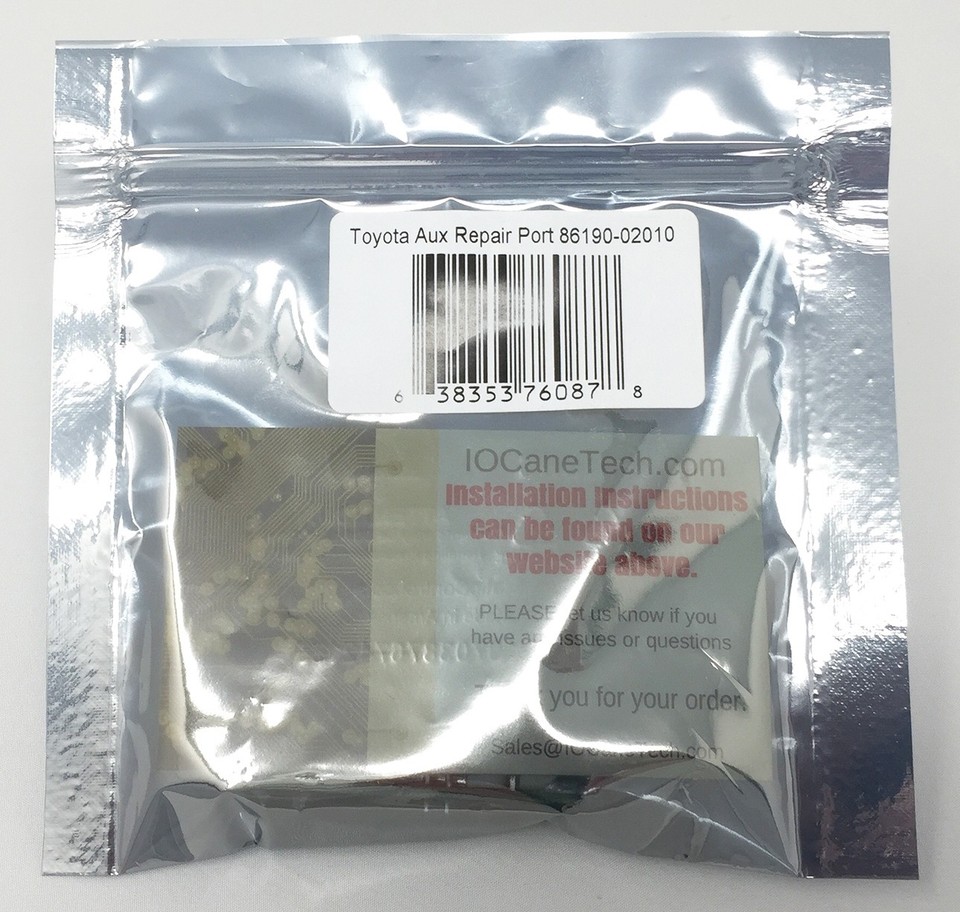 Toyota Aux Stereo Adapter REPAIRS Corolla Tacoma Tundra Highlander ...