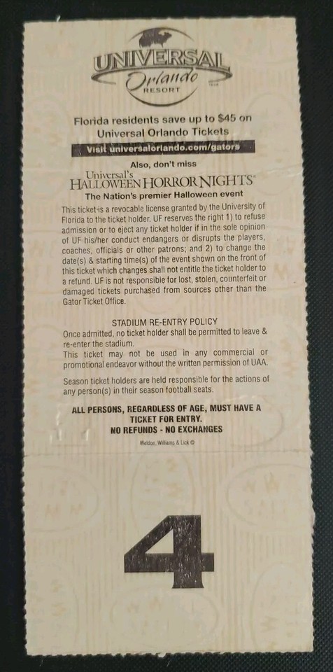 Florida Gators LSU Tigers Football Ticket 10/9 2010 Jeff Demps Photo ...