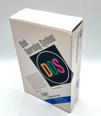 1992 DOS 5.0 Disk Operating System Box IBM NO DISKETTES Manuals Only | eBay