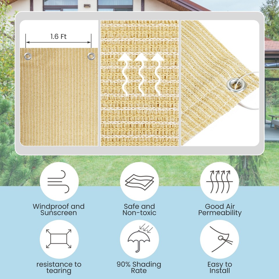 90% UV Resistant Shade Cloth for Plants Garden Greenhouse Net Mesh Tarp ...