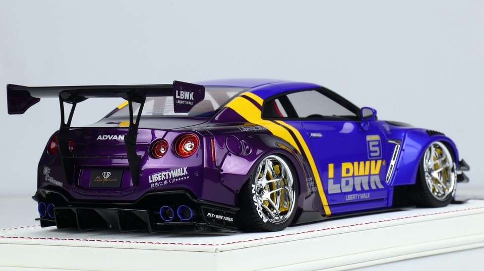 Nissan GTR R-35 Type 2 LBWK (Gloss Blue/ Purple) [Davis & Giovanni] 1/ ...