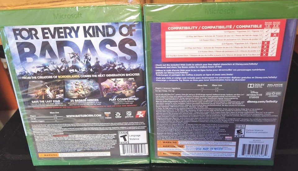 NEW Disney Infinity (2.0 Edition) and Battleborn Microsoft Xbox One Games Sealed 712725026264| eBay