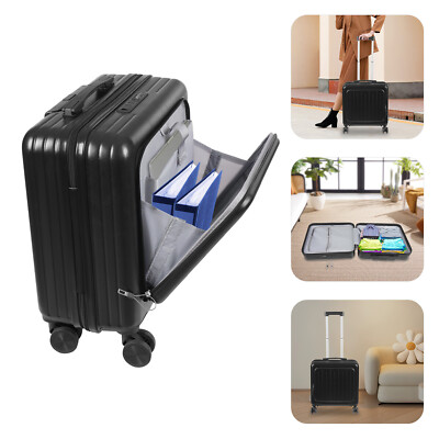 18" Boarding Suitcase Travel Underseat Carry On Luggage with Wheels ...