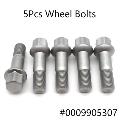 5x Wheel Bolts Lug Nuts For Benz ML550 GLK350 S550 CL500 GL450 R350 ...