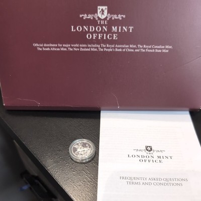 2019 Worlds First Silver Sovereign Coin by The London Mint Office First ...