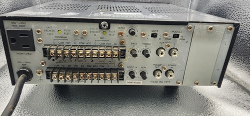 TOA Mixer Amplifier BG 1015 Commercial Audio System 5 Channel Mixer | eBay