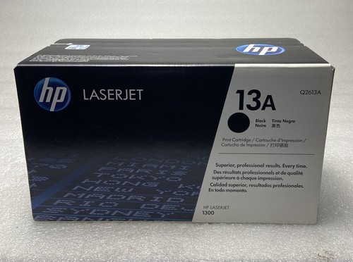 GENUINE OEM HP 13A Q2613A LaserJet Black Toner Cartridge for 1300 ...