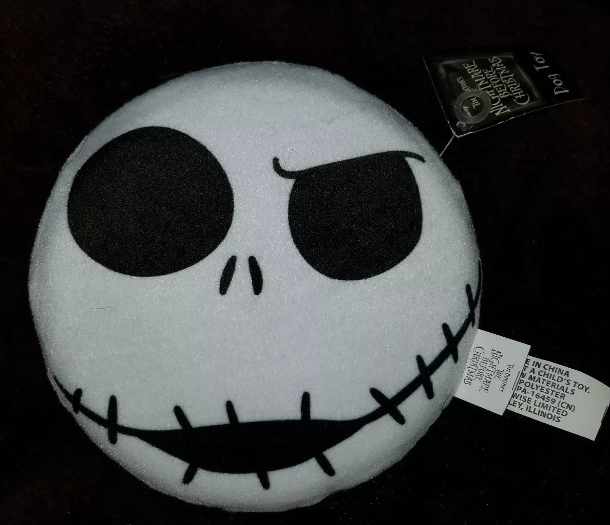 DISNEY THE NIGHTMARE BEFORE CHRISTMAS JACK Skellington Tim Burton Dog ...