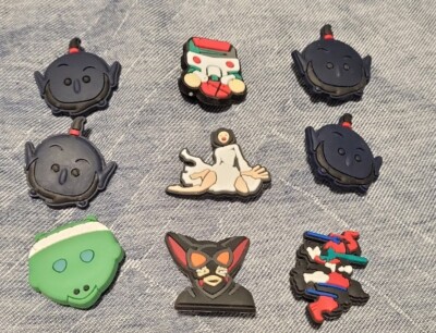 Lot of 9 Character Crocs Charms | eBay