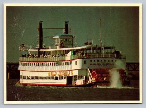Postcard Kentucky Louisville Belle of Louisville Riverboat 1983 6x4 ...