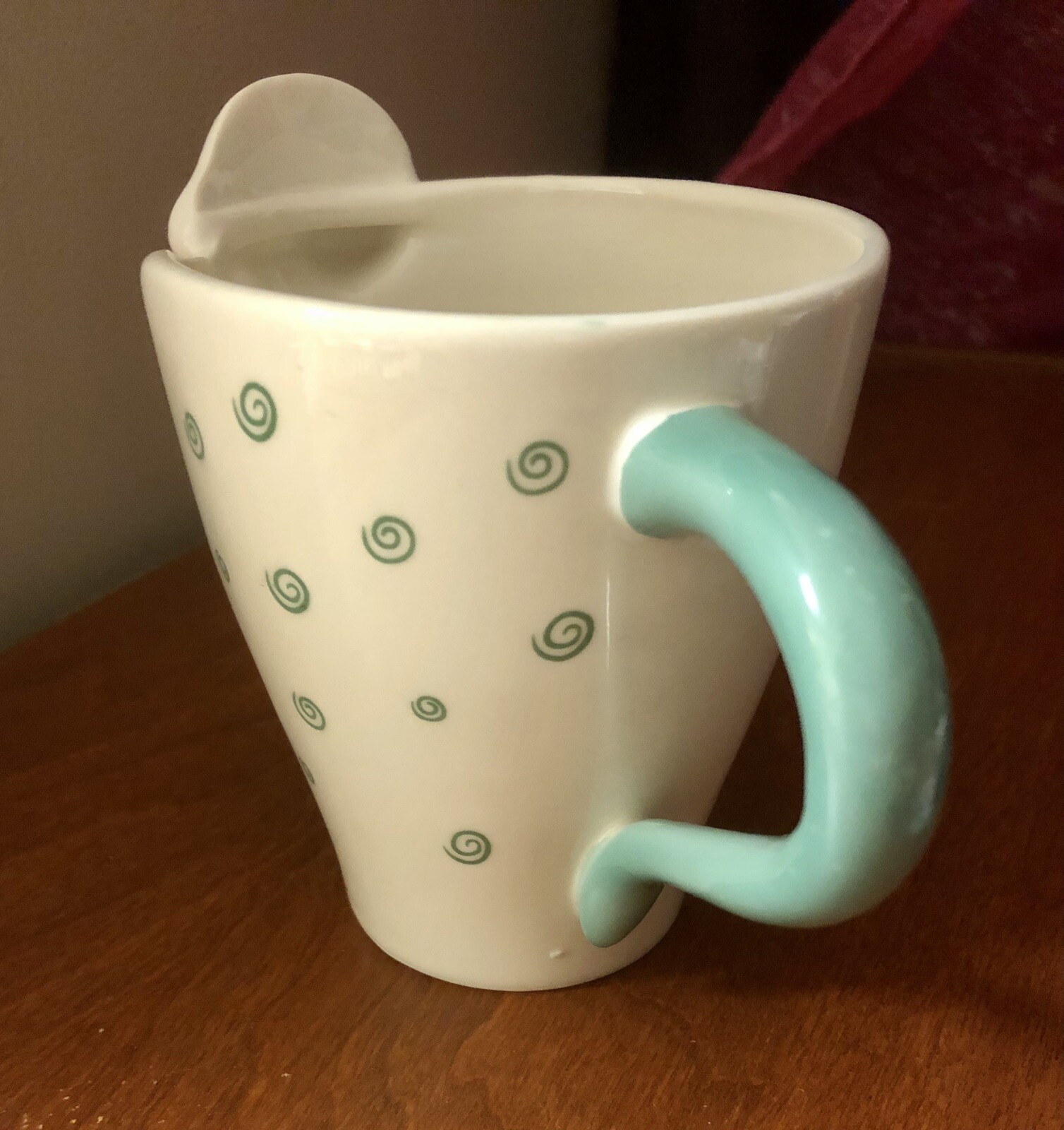 COFFEE TEA MUG CUP (Sweet Living Brand ) RAM PATTERN Mint Green Pre ...