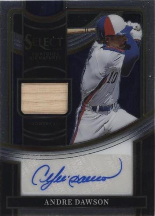 2023 Panini Select - Select Swatches Signatures Andre Dawson #SSS-AD ...
