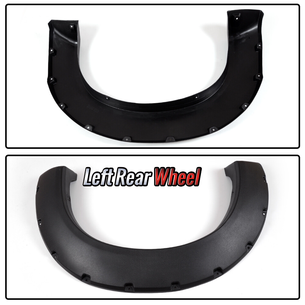 Pocket Rivet Fender Flares Fit For 2011-2016 Ford F250 Super Duty ...