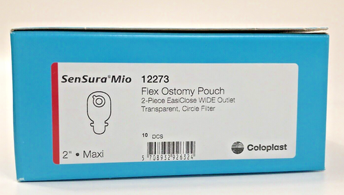 10 Coloplast 12273 SenSura Mio Flex Ostomy Pouches 2'' Maxi Expires ...