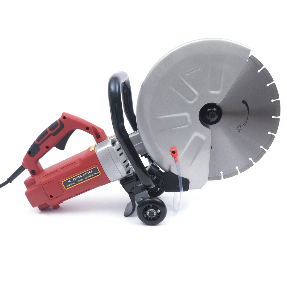 14" Electric Concrete Cut Off Saw Circular Masonry Paver Wet/Dry Cutter ...