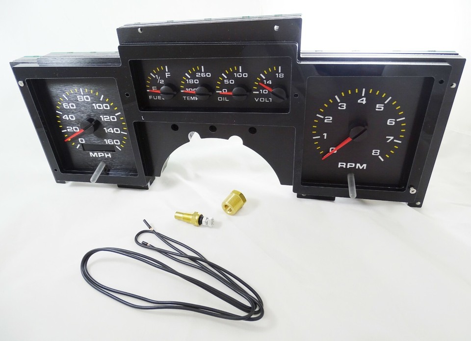 Corvette C4 1984-1989 Analog Dash Panel Gauges USA MADE Direct Fit ...