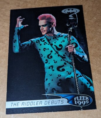 1995 Fleer Batman Forever # 70 THE RIDDLER DEBUTS Movie Trading Card | eBay